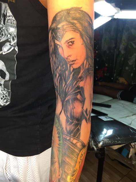 Gal Gadot Tattoo Tattoos Gal Gadot Portrait Tattoo