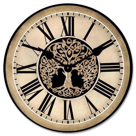 Tree Of Life Wall Clock 8 Sizes To Choose Made In USA Etsy