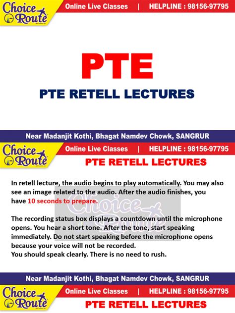pte retell lectures pdf