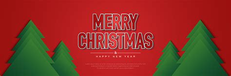 메리 크리스마스 인사말 텍스트입니다 크리스마스 트리 요소가 있는 현대적인 크리스마스 배너 디자인 포스터 커버 인사말 카드 초대 광고 웹 사이트 카드 프로모션 배경에