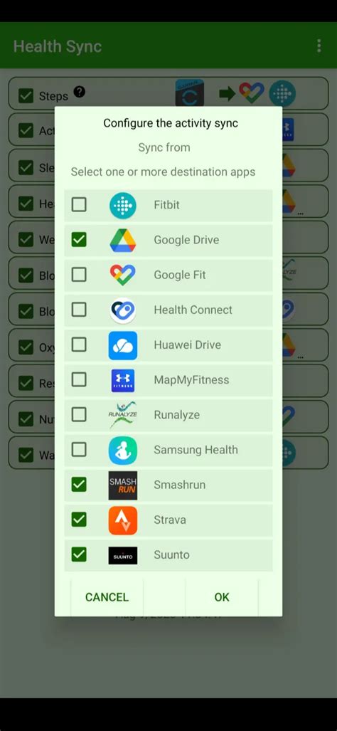 Accueil Health Sync