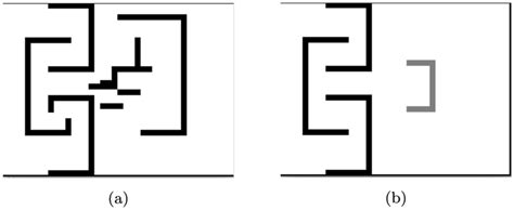 On A A Binary Map With Static Obstacles Black On B A Binary