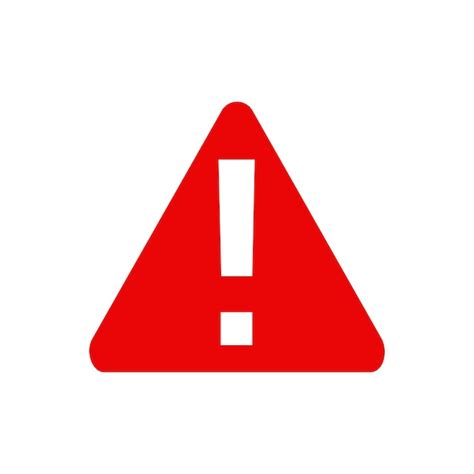 premium vector warning alert icon png