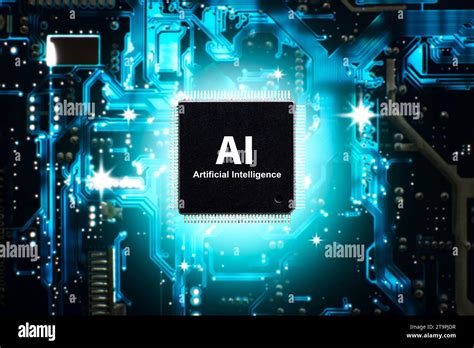 Artificial Intelligence Ai And Machine Learning Concept Black Microchip Isolated And