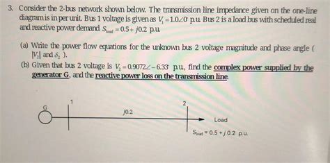 Solved Consider The Bus Network Shown Below The Chegg