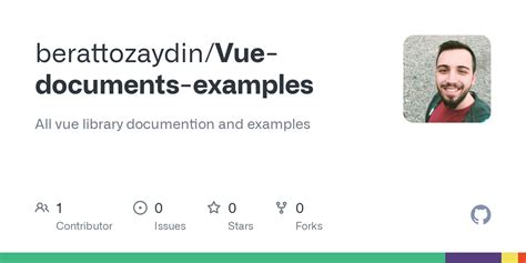 GitHub Berattozaydin Vue Documents Examples All Vue Library Documention And Examples