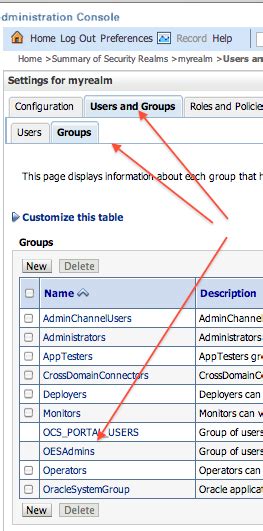Integrate Oes 11gr2 With Ldap Oid Server For Oes Policy Administration Console Apm Login