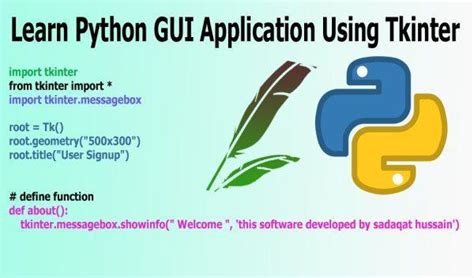 how to create gui application in python using tkinter 2021 gss