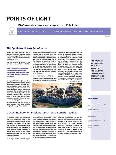 Biogeometry Jan 2013 Pdf
