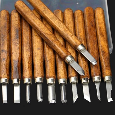 Wood Carving Hand Chisel Tool Set Woodworking Professional Gouges New