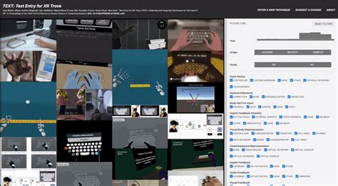 Recent Work On Looking At Different Text Entry Techniques Bhamxr