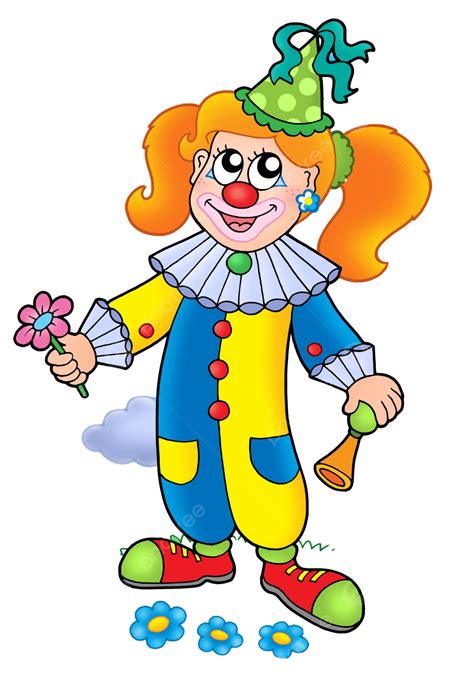 Cute Clown Girl Clipart 110 Cute Clown Girl Drawing Stock