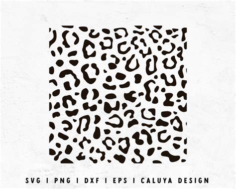 Leopard Print Svg For Tumbler Leopard Pattern Svg Animal Pattern Svg