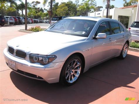 2004 Titanium Silver Metallic Bmw 7 Series 745li Sedan 49856065 Photo