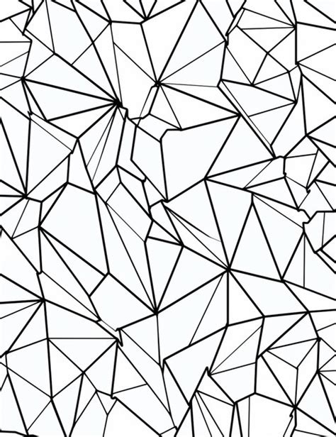 Premium Photo A Black And White Abstract Geometric Pattern With Lines Generative Ai