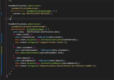 Android Clicking On A Notification Received While The App Is In The Foreground Does Nothing