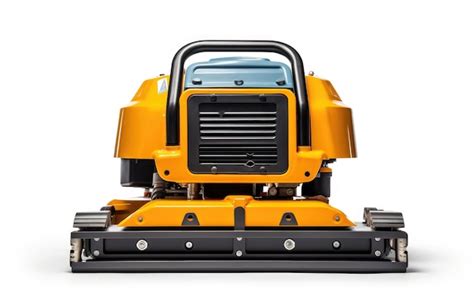 Premium Ai Image Vibratory Plate Compactor On White Background