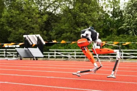 viral video robot runs 100 meters in 24 73 seconds breaks guinness