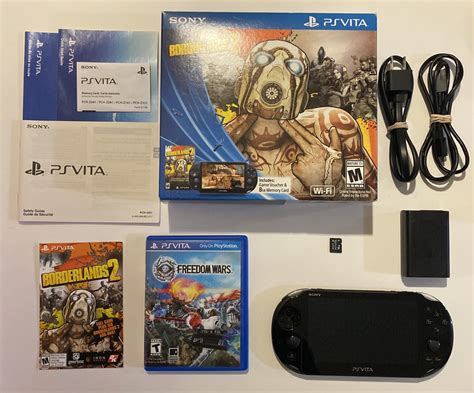 Sony Playstation Vita Black Console With Borderlands 2 Limited Edition