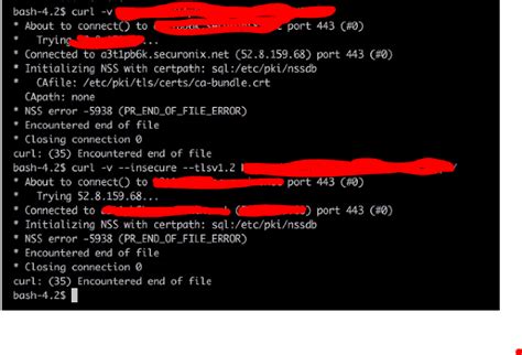 Linux Remote Host Closed Connection During Handshake Certificate