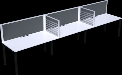 Strata Single Inline 3 Person Iof Ideal Office Furniture Solutions