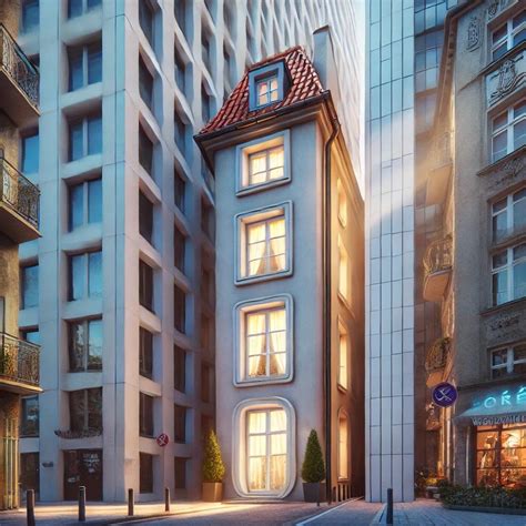 Poland Narrowest House Discover The Keret House In Warsaw