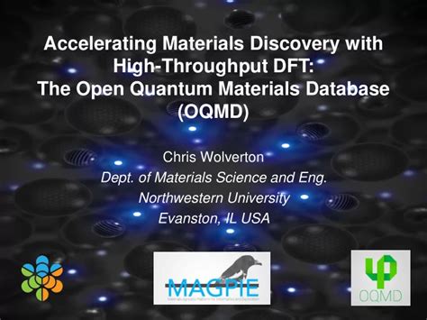 Ppt Accelerating Materials Discovery With High Throughput Dft The Open Powerpoint