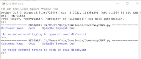Solved Why Is My Program Not Printing Printing The Contents Chegg