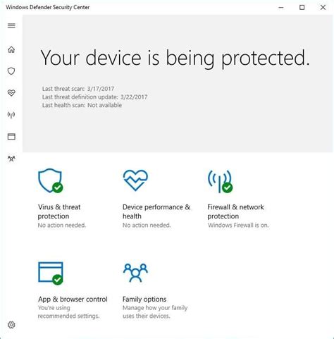 Vollständiges Windows Defender Review