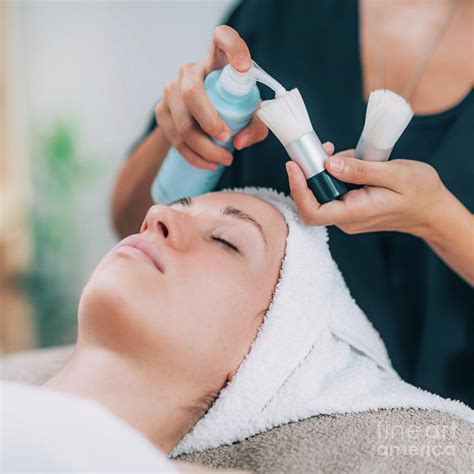 Face Cleansing Photograph By Microgen Images Science Photo Library
