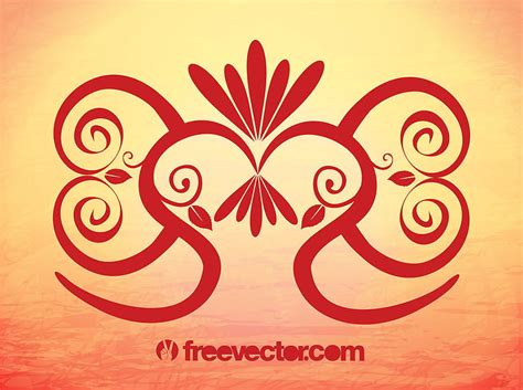 Floral Scroll Vector Ai Uidownload