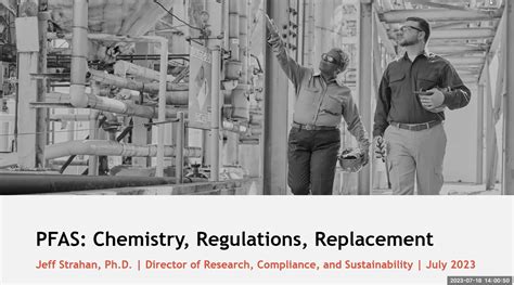 PFAS 101 Intro To The Science Regulations And Substitutions Utility Security