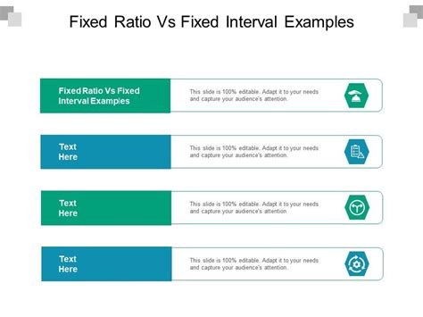 Fixed Ratio Vs Fixed Interval Examples Ppt Powerpoint Presentation Layouts Skills Cpb