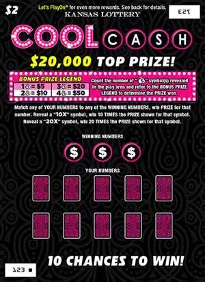 KS Scratch Game COOL CASH 392 LottoEdge