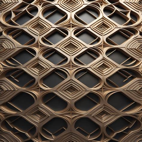 Premium Photo Dynamic Geometric Patterns