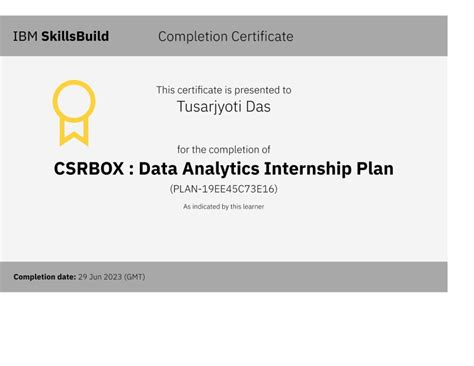Tusarjyoti Das On Linkedin Ibmskillsbuild Csrbox Dataanalytics Pyhton Visualizations Spark