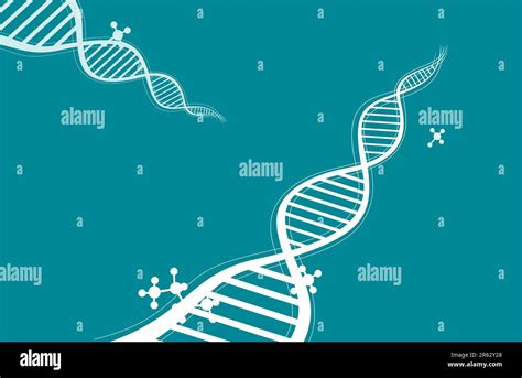 Dna Chain Elements Pattern Design Background Stock Vector Image And Art Alamy
