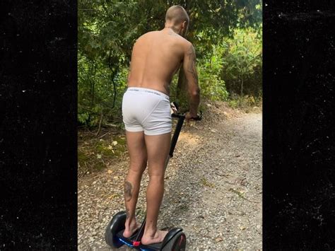 Justin Bieber Strips Down To His Tighty Whities On Segway