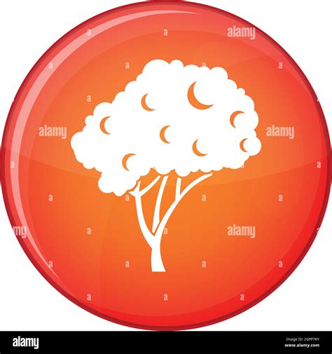 Tree Icon Flat Style Stock Vector Image Art Alamy