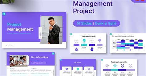 Management Project Powerpoint Incl Project And Project Management Envato
