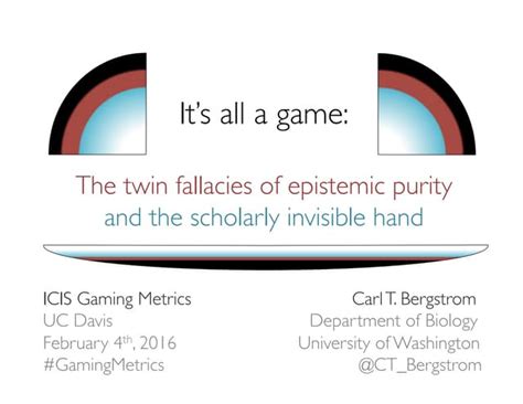 Its All A Game The Twin Fallacies Of Epistemic Purity And The