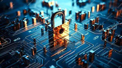 Premium Ai Image Cybersecurity Shield Protecting Data With Encryption