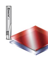 Plastic Cutting Router Bits Industrial ZrN Spektra Coated By Amana Tool CNC Router Bits