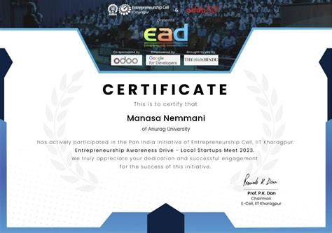 Manasa Nemmani On Linkedin Ead Entreprenuership