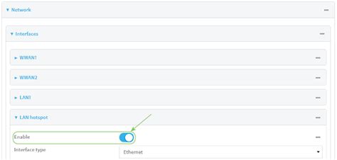Enable Hotspot Using The Default Configuration