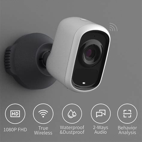 Cctv Camera With Lg Rechargeable Battery Night Vision 1080p Video