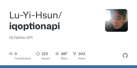 Github Lu Yi Hsuniqoptionapi Iq Option Api