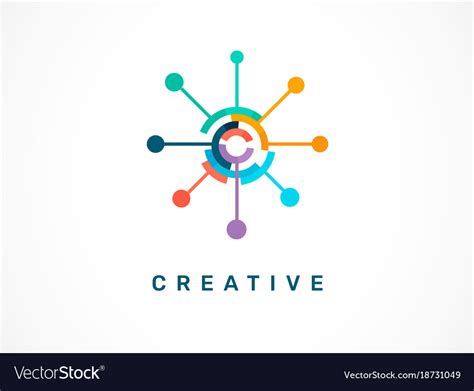 Logo Creative Technology Tech Icon And Symbol Vector Image