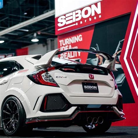 Seibon Carbon Wing Center 17 Civic Type R