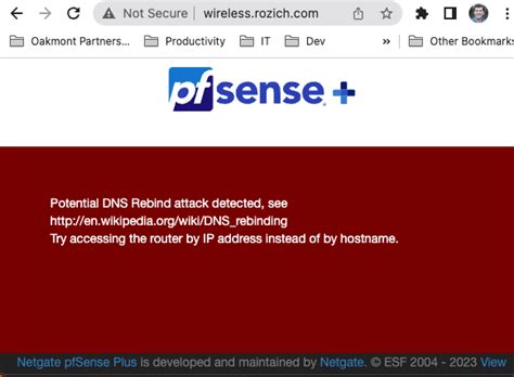 Dns Rebind Attack Generated When Trying To Connect To Local Hostname